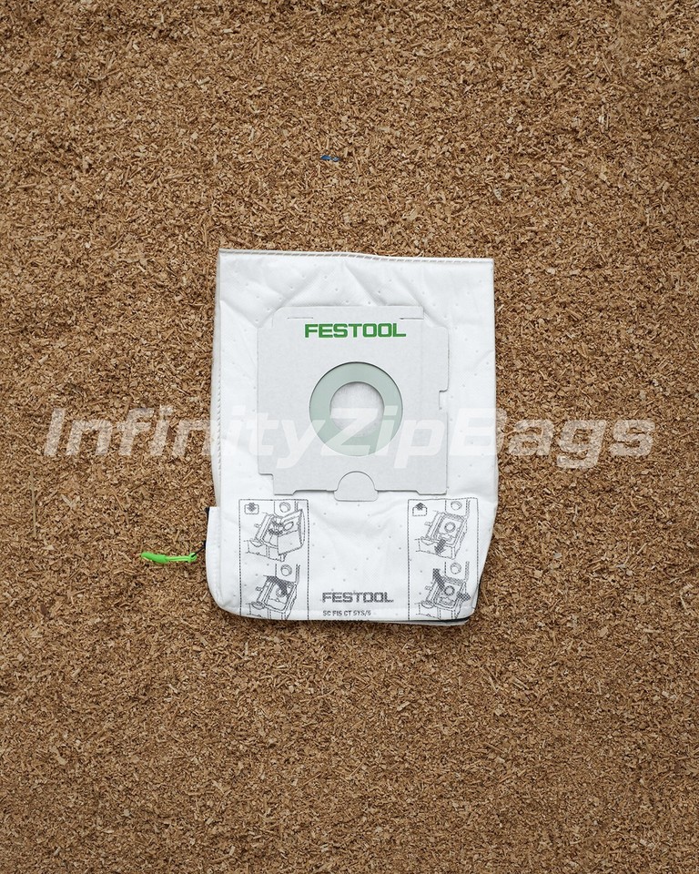 REUSABLE Festool Dust Extractor Bag with ZIP, for CLEANTEC CTL SYS ...
