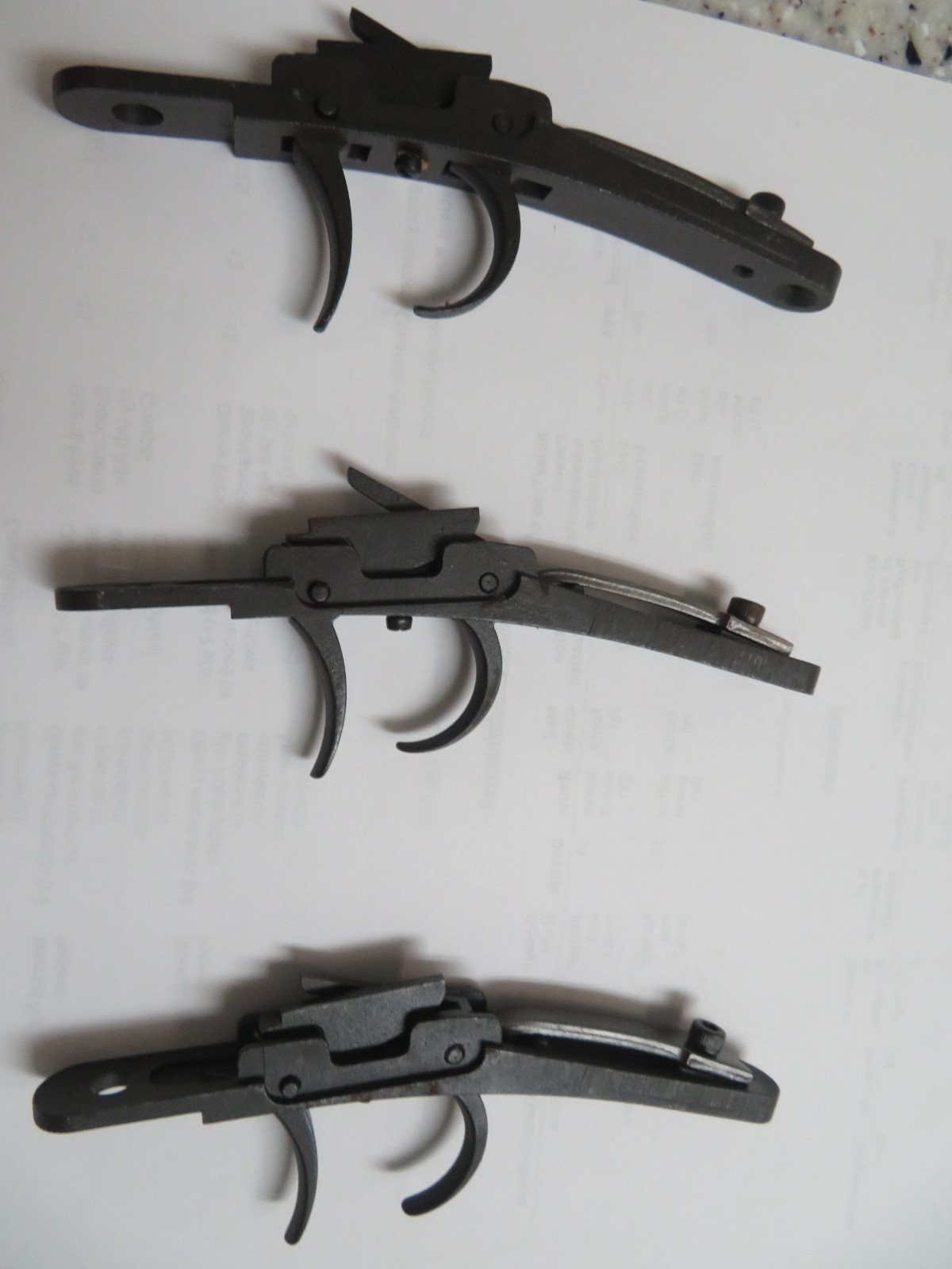 3- Thompson Center Double Set Trigger Assy's Works! | eBay