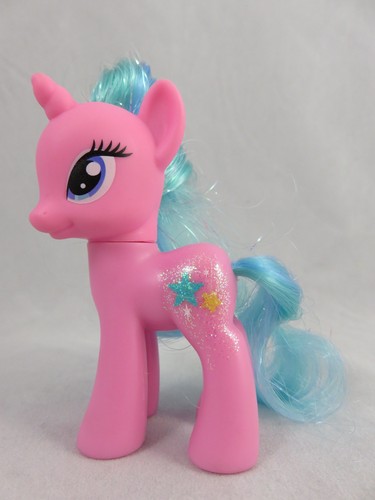 G4 My Little Pony Starbeam Twinkle Brushable 3" Figure Pink Blue Stars ...