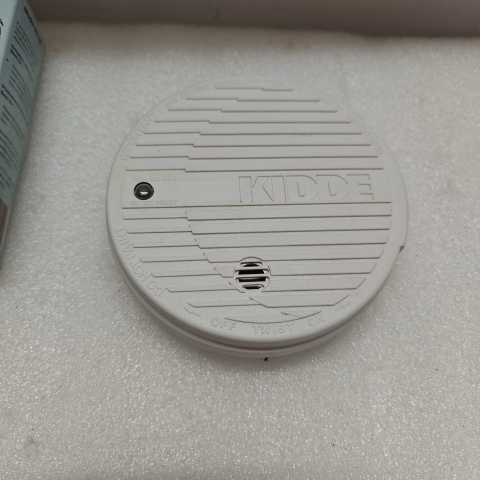 KIDDE SMOKE ALARM MODEL-0915E 9V BATTERY OPERATED TEST BUTTON | eBay