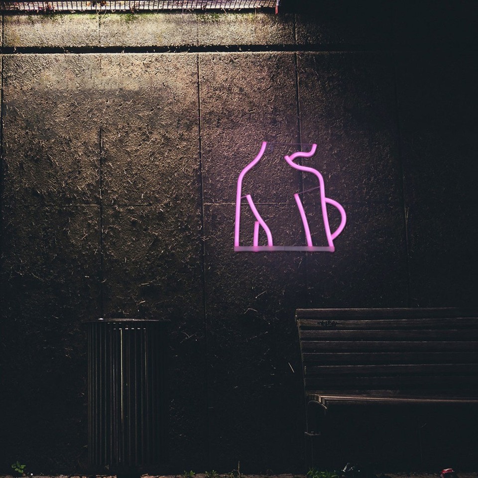 LED Neon Sign Lady Back Neon Sign Bar Light Neon Lamp for Wall Decor ...