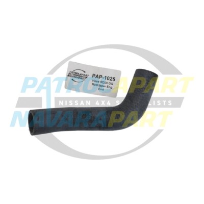 Radiator Hose Upper Engine End - Suits Nissan Patrol Y60 GQ RD28T ...