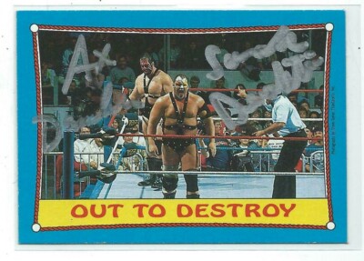 Demolition Ax And Smash Signed 1987 Topps Ringside Action Card #40 | eBay