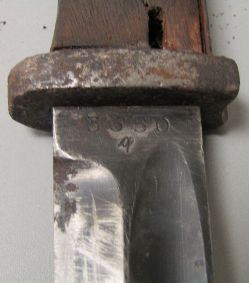 E.u.F. Horster 1937 WWII German K98 Mauser Bayonet Knife w/ Scabbard | eBay