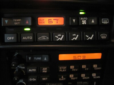 Corvette digital dash Climate control cluster Rebuilt 1994 95 96 C4 C68 ...