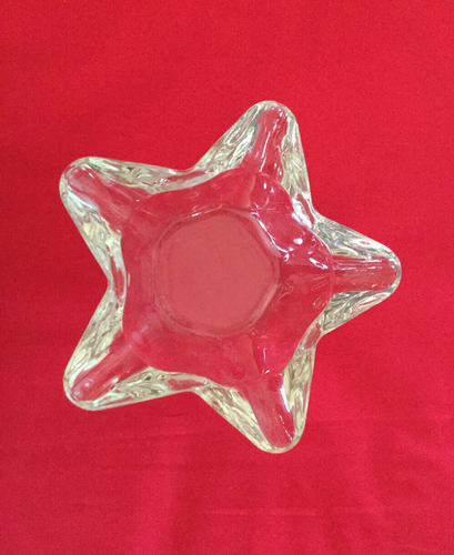 Star Shaped Clear Glass Ashtray | eBay
