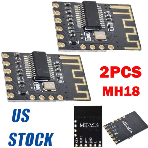 2PC MH18 Wireless Bluetooth Audio Module MP3 Receiver Lossless Decoder ...