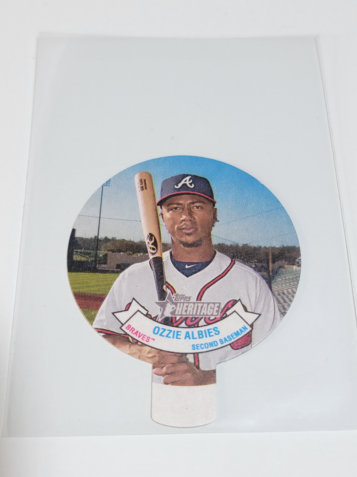 OZZIE ALBIES 2019 Topps Baseball Stars Candy mini Pog Insert #7 of 15 ...