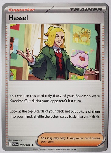 Hassel 151/167 NM / M - Twilight Masquerade Pokemon Card - $2 Combined ...