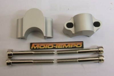 CNC 30mm BAR RAISERS RISERS FOR Honda VFR1200X Crosstourer 2013 to 2017 ...