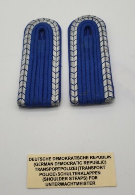 East German Transportation Police Trapo Shoulder Boards military ...