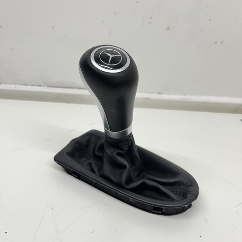 2007-2009 Mercedes W211 E350 E550 OEM Shifter Knob & Boot BLACK & METAL ...