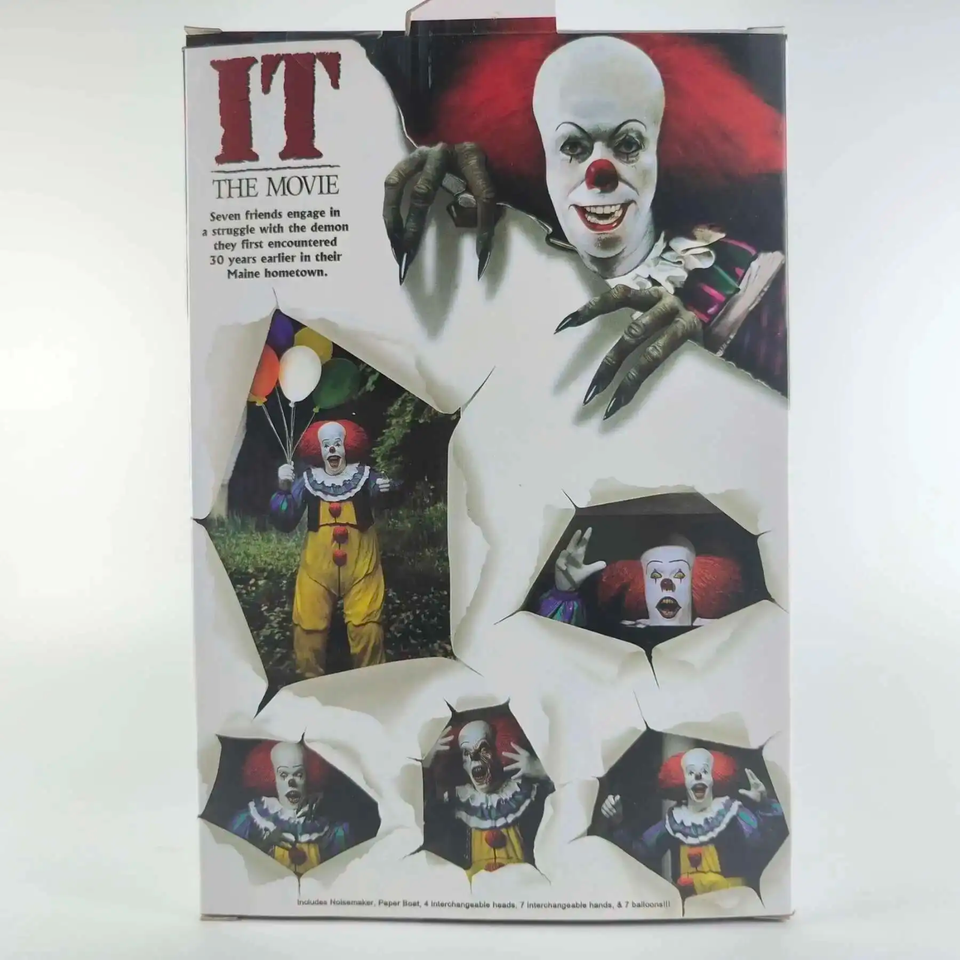 NECA - IT 1990 Tim Curry - Ultimate Pennywise Action Figure - 18cm ...