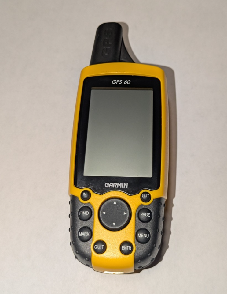 Garmin GPS 60 Navigator Yellow Handheld GPS Tested Working | eBay UK