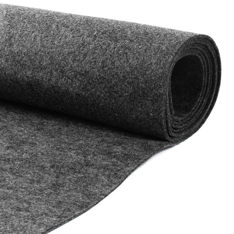 2*1M Marine Deck Car Carpet Underfelt Dark grey Caravan Flooring Roof ...