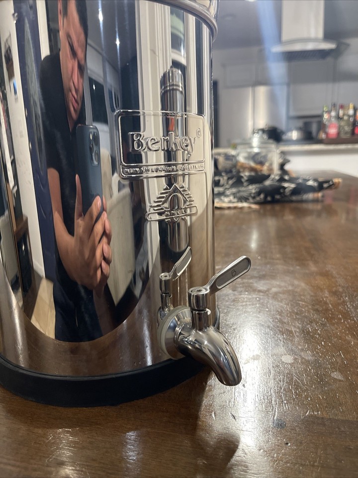 Travel Berkey 1.5 Gal Water Filtration System No Filters Stainless Free Shipping | eBay
