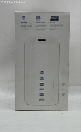 Apple AirPort Extreme Wireless Router Base Station Model #A1521 With ...