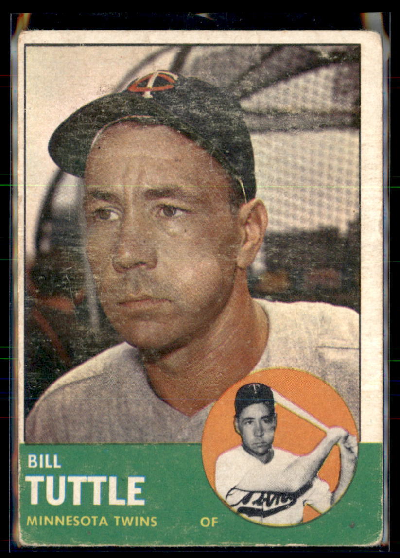 1963 Topps #127 Bill Tuttle (set filler) | eBay