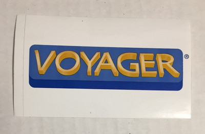 CREDIT CARD LOGO DECAL STICKER - Voyager Cards - Gas Station ...