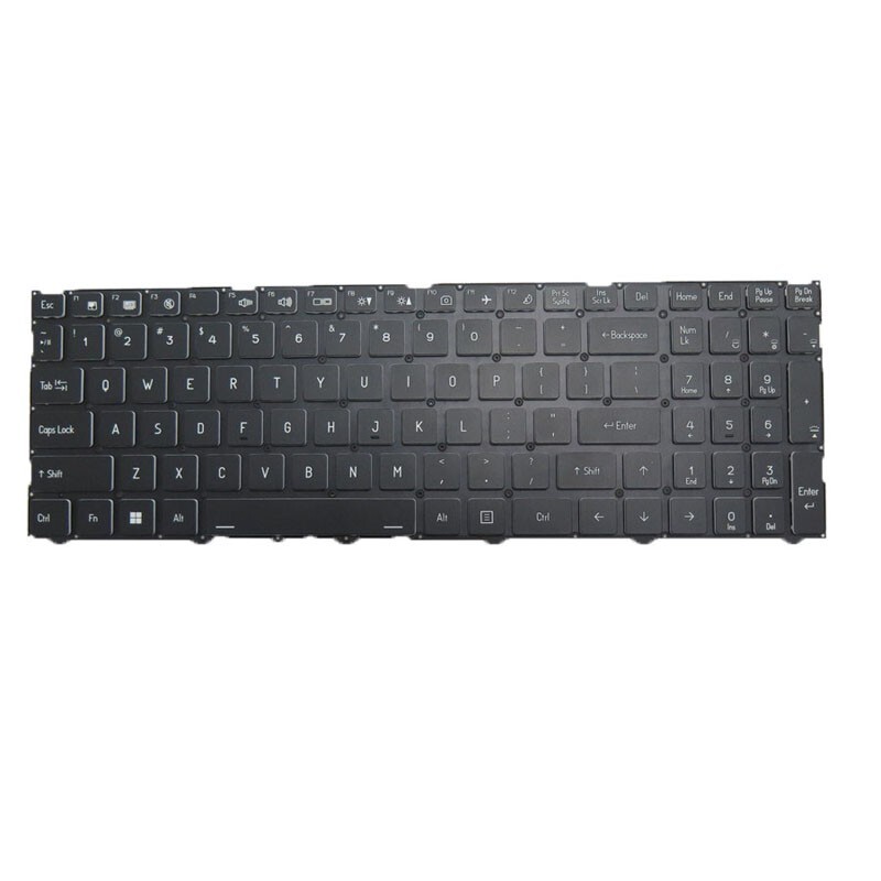 Laptop Keyboard For CLEVO CVM22K33US9430 6-80-PE610-01A-1 United States ...