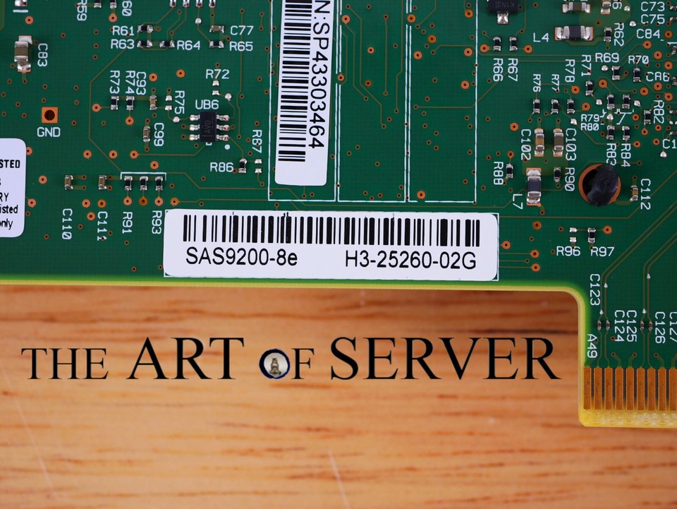 LSI 9200-8e 6Gbps 8-lane external SAS HBA P20 IT Mode ZFS TrueNAS ...