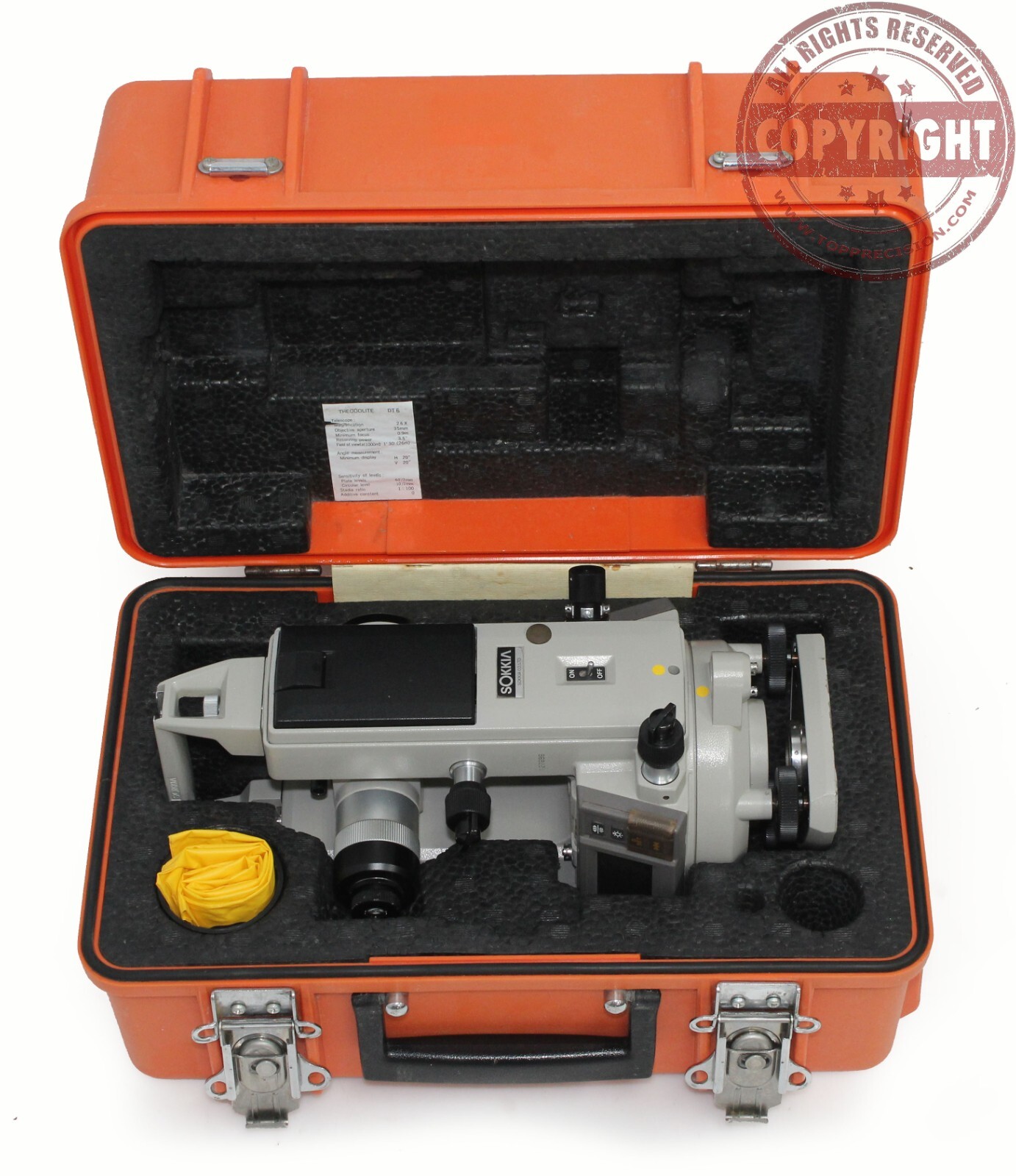 SOKKIA DT6 DIGITAL THEODOLITE,TRANSIT,TRIMBLE,SPECTRA,TOPCON,NIKON | eBay