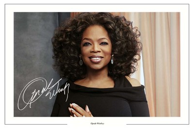 OPRAH WINFREY AUTOGRAPH SIGNED PHOTO PRINT TALK SHOW HOST THE BUTLER | eBay