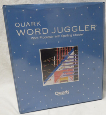QUARK WORD JUGGLER SOFTWARE FOR Apple IIe IIc w/ Lexicheck and key ...
