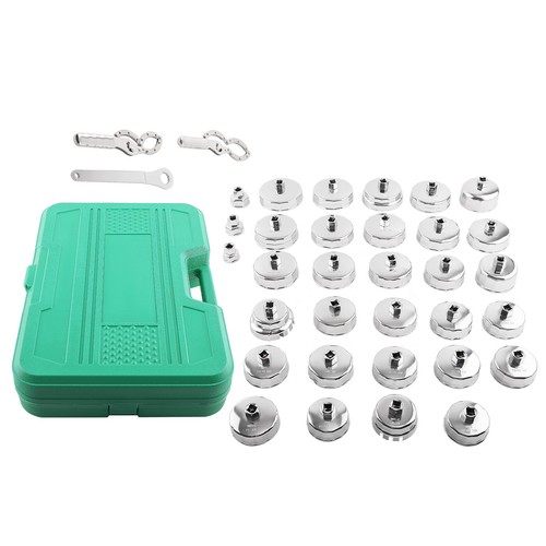 1/2" Drive Cap Removal Tool Auto Oil Filter Socket Wrench 35 pcs Steel ...