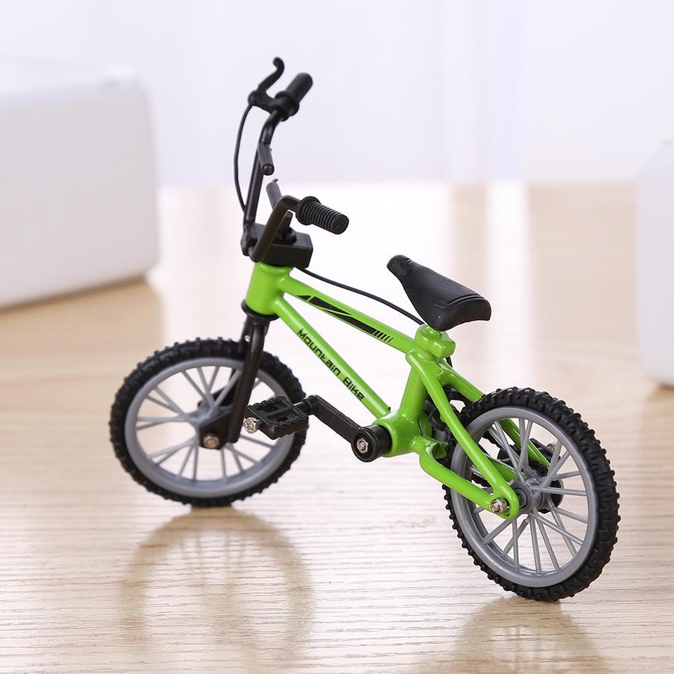 Mini Finger Mountain Bikes Diecast Nickel Alloy Stents Finger Bicycle ...