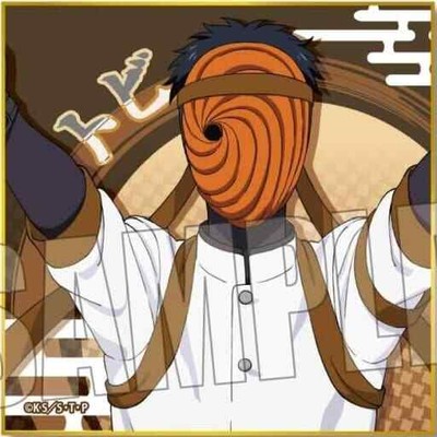 NARUTO BORUTO cool Tobi Shikishi card enthusiastic toy Collection ...