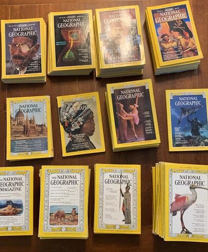 Lot 8 Vintage National Geographic Magazine Random Pick 1950s-1990s No ...