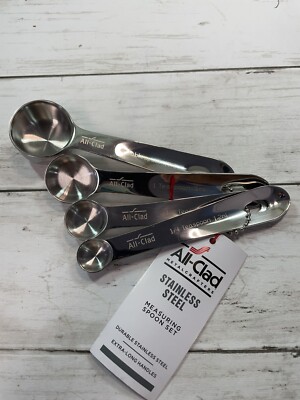 All-Clad Stainless-Steel Measuring Spoons Set - New with Tags | eBay