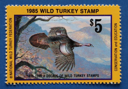 U.S. (NWTF10) 1985 National Wild Turkey Federation Wild Turkey Stamp | eBay