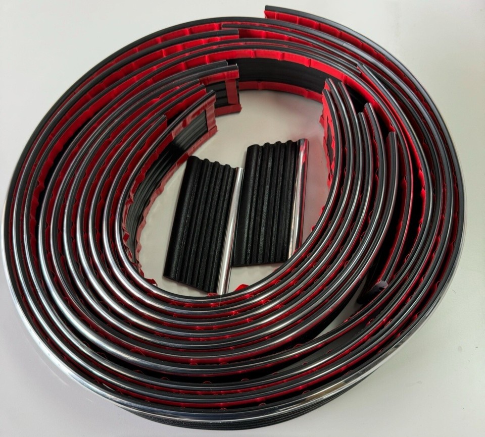 1988-1998 Chevrolet GMC OBS Side Molding Pre Cut Extended Cab | Black