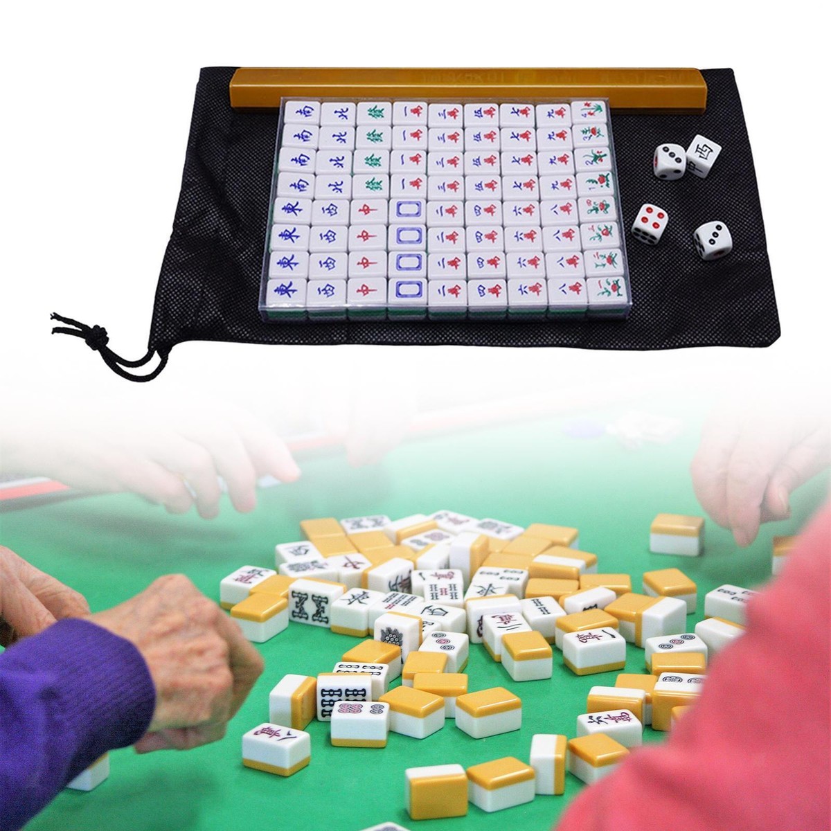 Vita 2 Players Mini Mahjong Convenient Home Mini Mahjong Board Game ...
