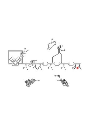 Genuine VW AUDI Amarok Q7 AGD S6B S7A S7B 4LB Particle Sensor ...