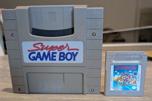 Super Game Boy SNES With Super Mario Land For Game Boy Authentic Tested ...