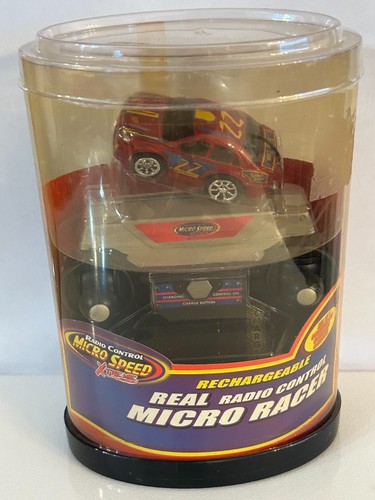 Vintage RC Micro Race Car MICRO SPEED Xtreme RECHARGEABLE MICRO RACER ...