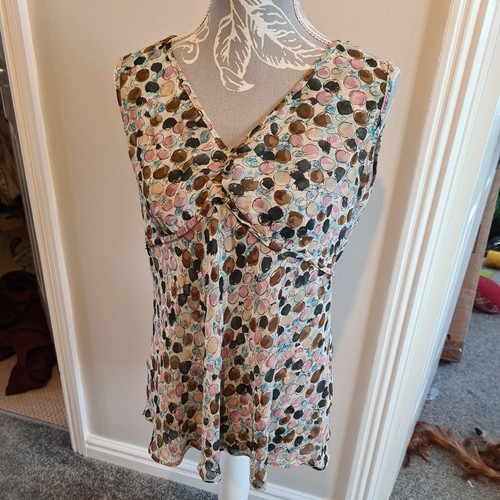 Blooming Marvellous Size 12 Sheer Chiffon spotty Vest Maternity | eBay