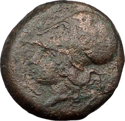 Syracuse in Sicily 344BC Timoleon Ancient Greek Coin Hippocamp Sea ...