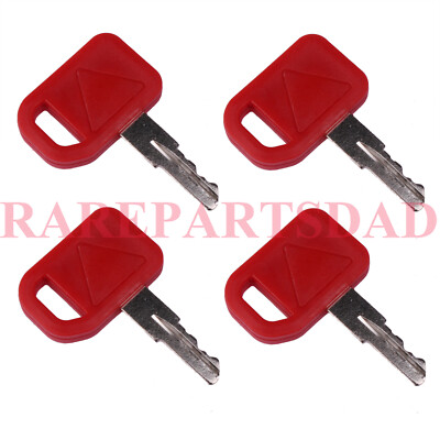 (4) Ignition Keys for John Deere Heavy Equipment & Tractors AT195302 ...