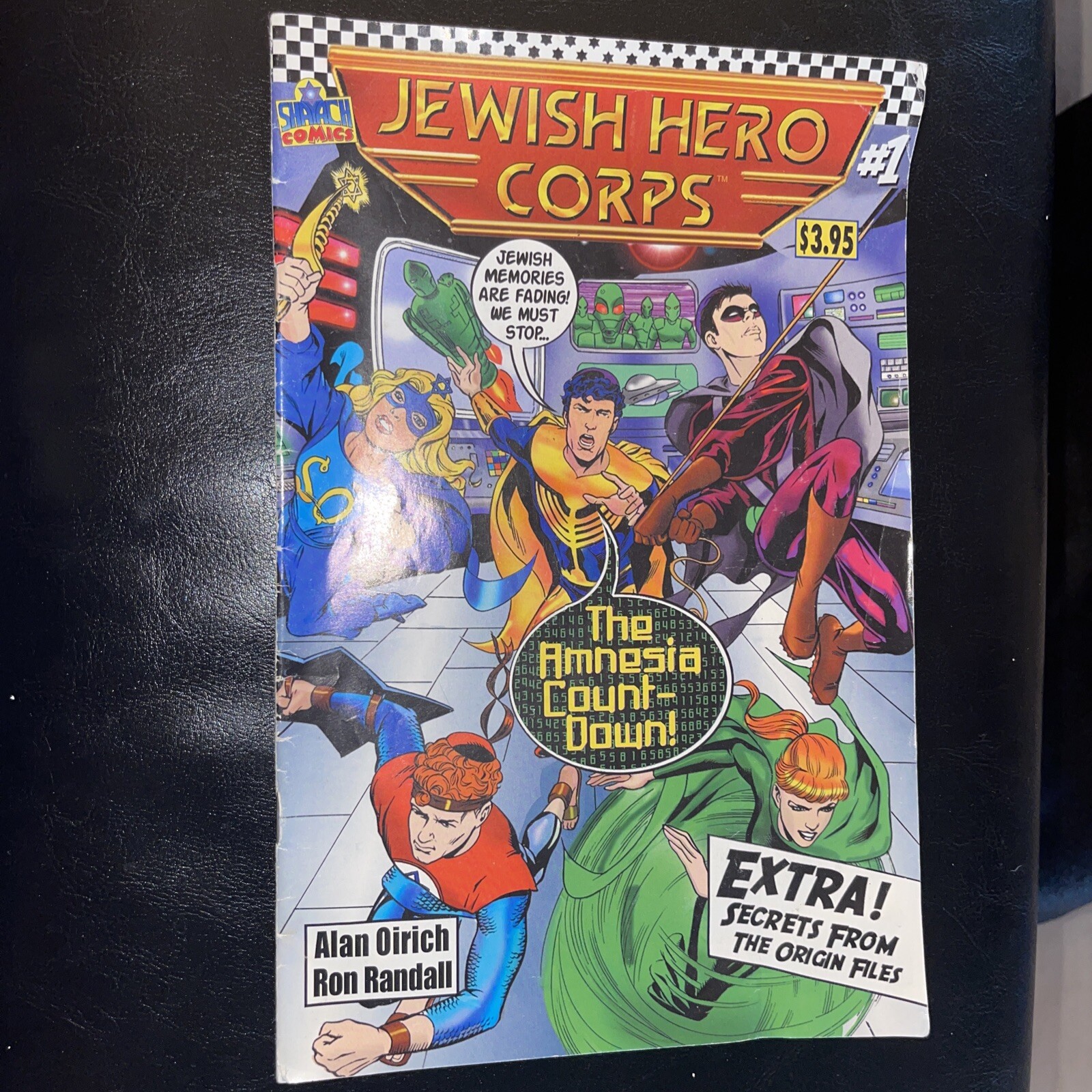 JEWISH HERO CORPS #1:AMNESIA COUNTDOWN By Alan Oirich EXCELLENT ...