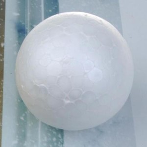 10x Styrofoam Foam Ball Sphere for DIY Craft Modeling Making 7cm White ...