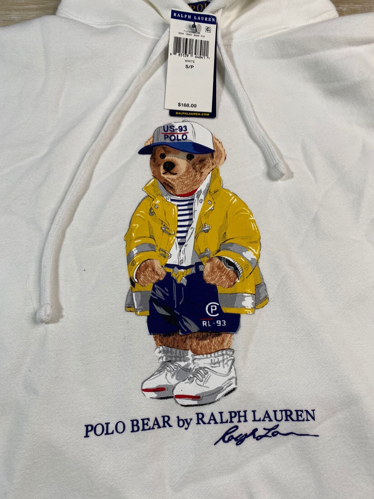 NWT Polo Ralph Lauren Mens Hoodie S Limited Edition CP 93 Bear Fleece ...