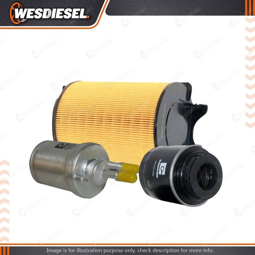 Oil Air Fuel Filter Kit fits Audi A3 8P 1.4L TFSi Petrol 11/2010-05/ ...