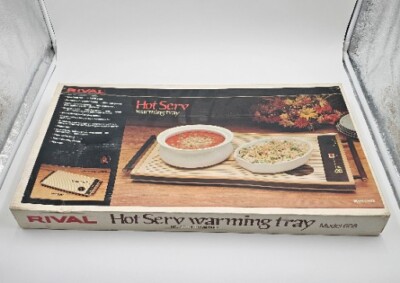 Vintage RIVAL MODEL 608 Hot Serv Warming Tray New Old Stock | eBay