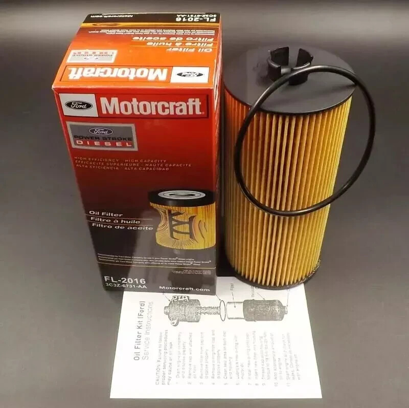 NEW OEM Motorcraft Oil Filter FL-2016 PowerStroke For Ford 6.0L 6.4L ...