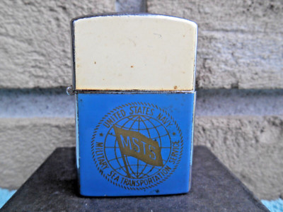VINTAGE TEECO FLIP TOP CIGARETTE LIGHTER - UNITED STATES NAVY MSTS ...