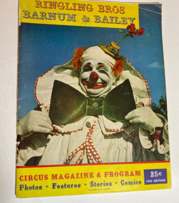 1947 RINGLING BROS and BARNUM & BAILEY Circus Magazine & Program | eBay